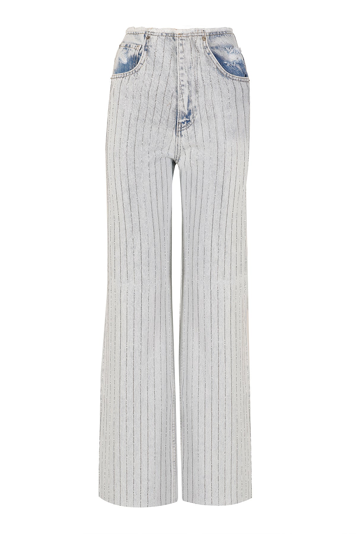 JEANS SCARLETT - STRASS BLEU